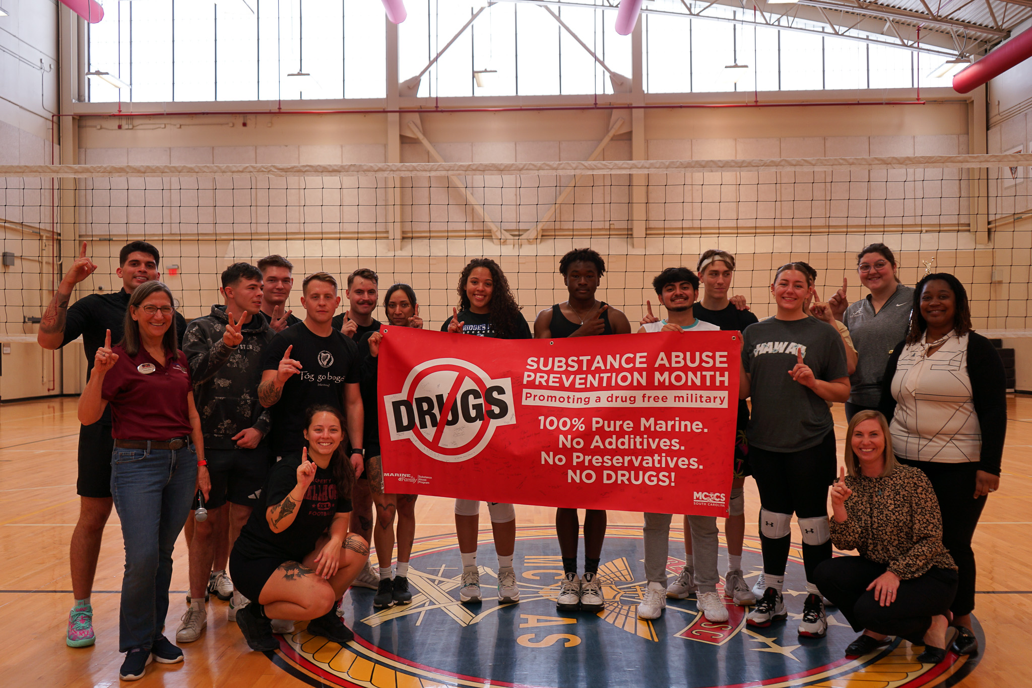MCCS Spike Out Drugs: Substance Abuse Prevention Month Volleyball ...